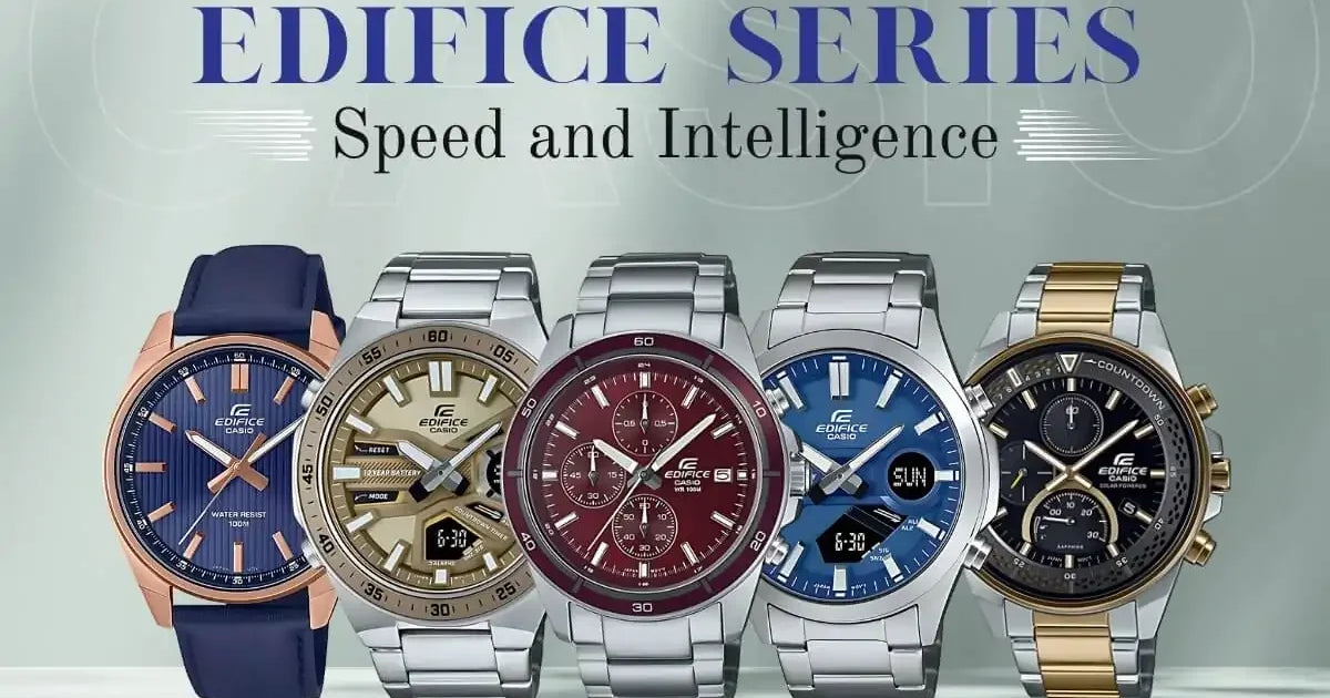 Casio Edifice Series - Speed and Intelligence – Casio Centre Pakistan