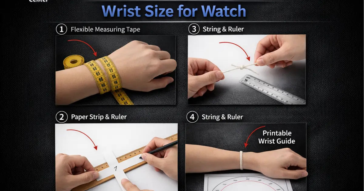 How to Measure Wrist Size for Watch – Casio Centre Pakistan